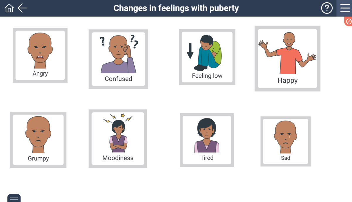 Changes in feelings with puberty | SECCA