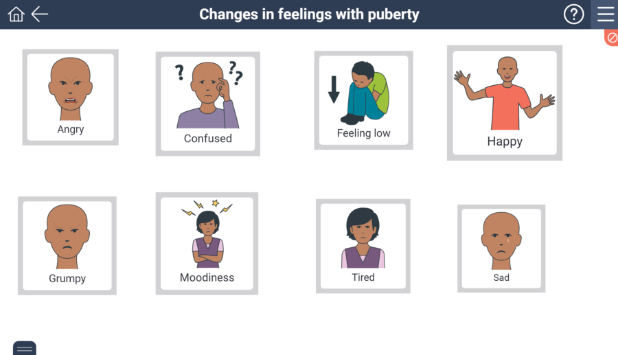 Changes in feelings with puberty | SECCA